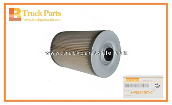 8-98274487-0 8982744870 8-98274-487-0 Oil Filter Element for ISUZU 6HK1 ...